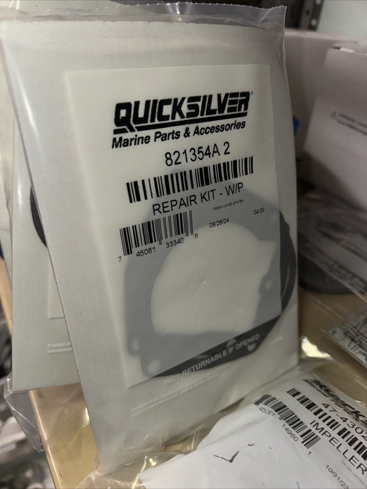 Mercury / Quicksilver 821354A2 Water Pump Repair Kit | eBay