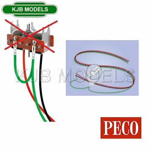 BNIB OO / N Gauge PECO PL-34 2x Wiring Looms for Turnout Motors (PL-10 ...