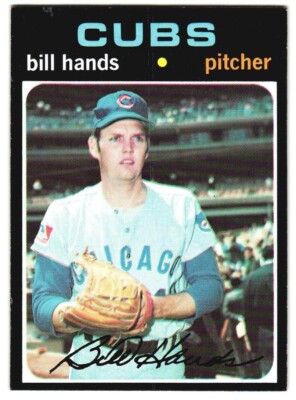 1971 Topps Baseball #670 Bill Hands Chicago Cubs - EX+ | eBay