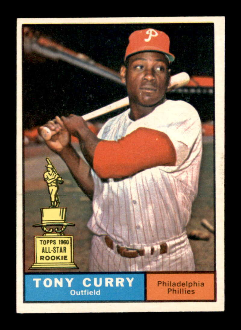 1961 Topps #262 Tony Curry NM/NM+ X3145571 | eBay