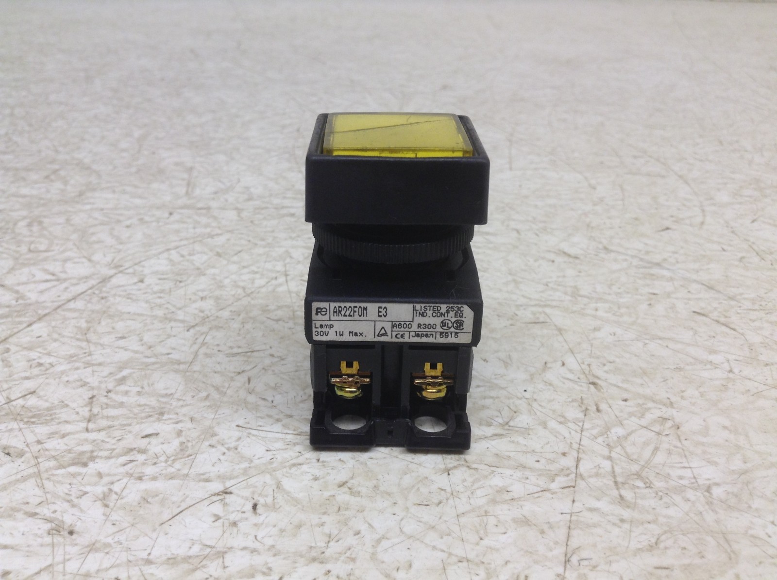 Fuji Electric Illuminated White Square Push Button Ar22f0m E3 for sale ...