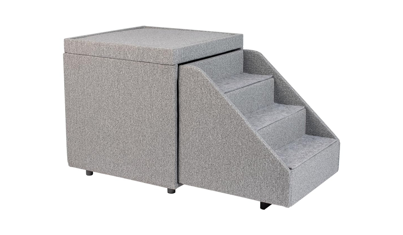 PetFusion Multi-Purpose Pet Stairs, Foldaway Cat and Dog Steps. Ottoman ...