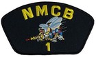 USN NAVY SEABEE NAVAL MOBILE CONSTRUCTION ONE NMCB-1 PATCH CB CAN DO ...