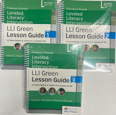 Fountas & Pinnell Leveled Literacy Intervention Green LLI Lesson Guide ...