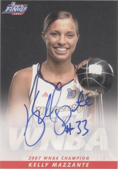2008 Rittenhouse WNBA - Autographs WNBA Champion Kelly Mazzante (AU ...