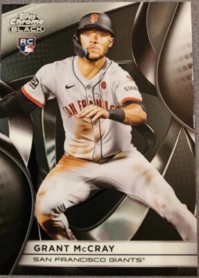 2025 Topps Chrome Black MLB Baseball Grant McCray Rookie RC Refractor ...