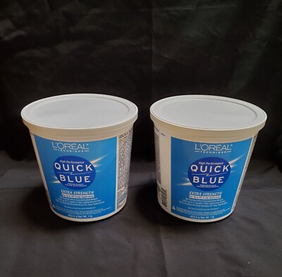 L'OREAL Quick Blue Extra Strength Powder Hair Bleach 1 lb (2 Pack) | eBay