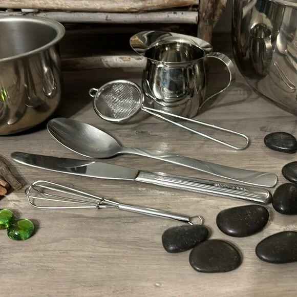 CURATED BY ME 33 PIECE PIZZA, PIZZA OUTDOOR MUD KITCHEN LOOSE PARTS ...