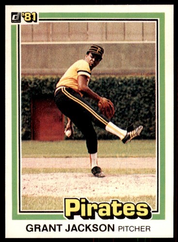1981 Donruss Baseball Card Grant Jackson Pittsburgh Pirates #15 | eBay