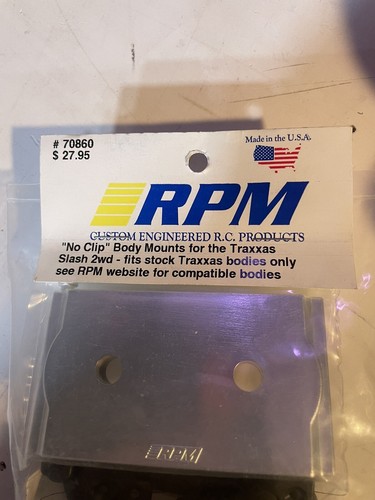 RPM 70860 - No Clip Body Mounts Traxxas Slash 2WD | eBay
