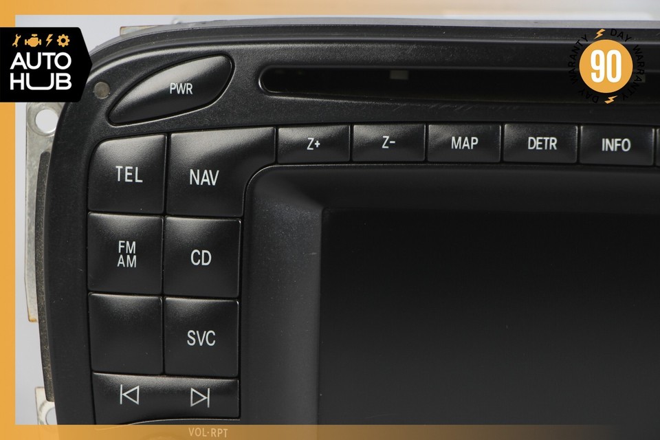 03-04 Mercedes R230 SL500 SL55 AMG Head Unit Radio Command Navigation ...