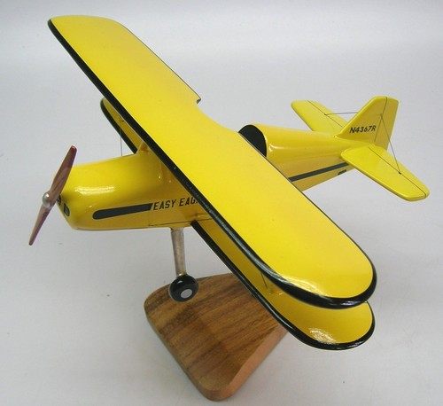 Easy Eagle I Bi-Plane Airplane Wood Model Replica Large Free Shipping ...