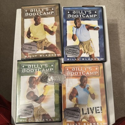 Billy's Bootcamp Workout 4 DVD Set - Basic Training, AB, Cardio ...
