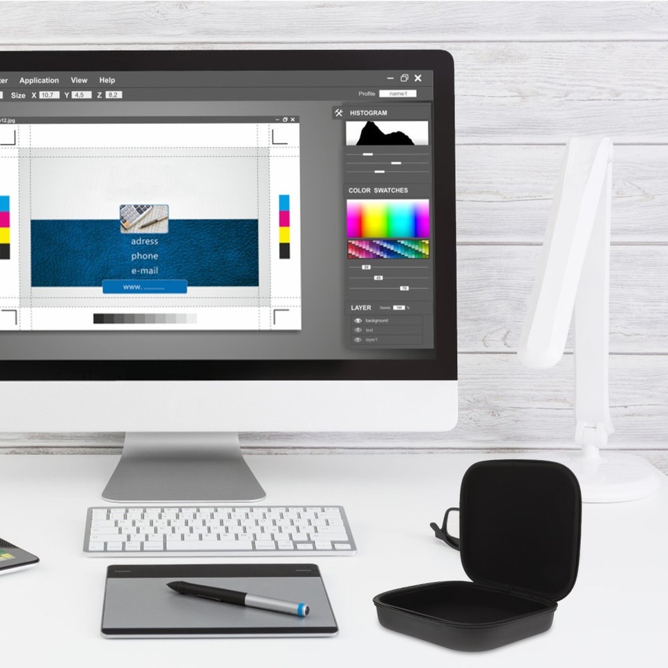 Desktop Carrying Case Computer Carrier Computer Storage Bag Zipper Pc ...