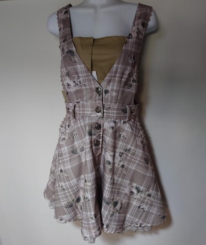 Axes Femme POETIQUE Rose Check Jumper Dress with Tags | eBay UK