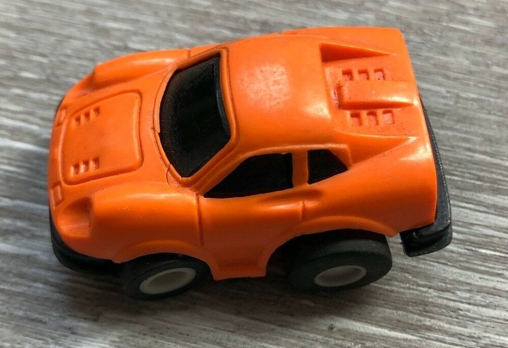 Vintage Wind-Up Orange Micro Toy Plastic Car | eBay