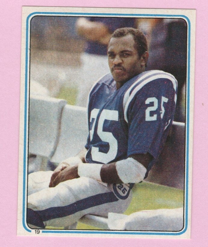 1983 Topps NFL Sticker Nesby Glasgow #19 Baltimore Colts | eBay
