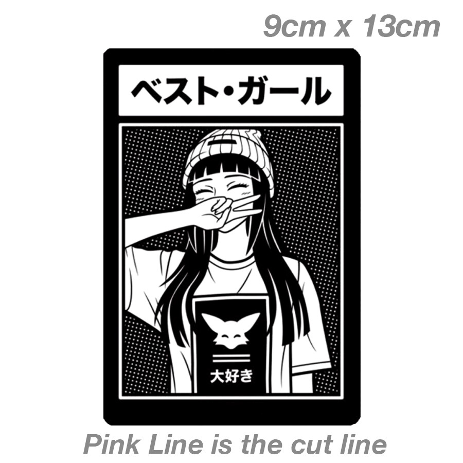 Hello Senpai Zero Two JDM Laptop , Car Vinyl Sticker | eBay