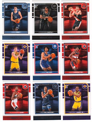 2024-25 Hoops Basketball Complete Set (300) Rookie Card Base Wemby ...