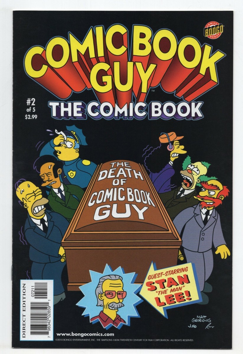 Simpsons Characters Comic Book Guy