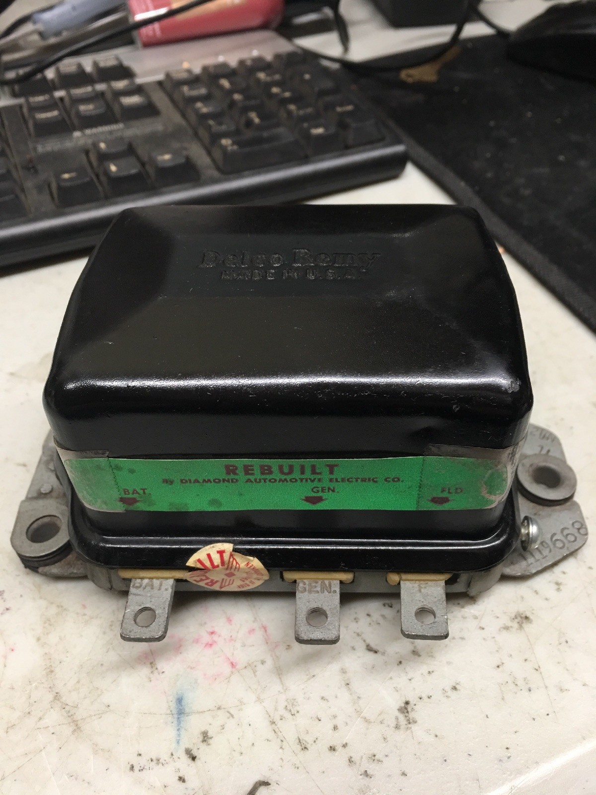OEM Delco Remy D629 1119668 Voltage Regulator GM dated 5L 1965 | eBay