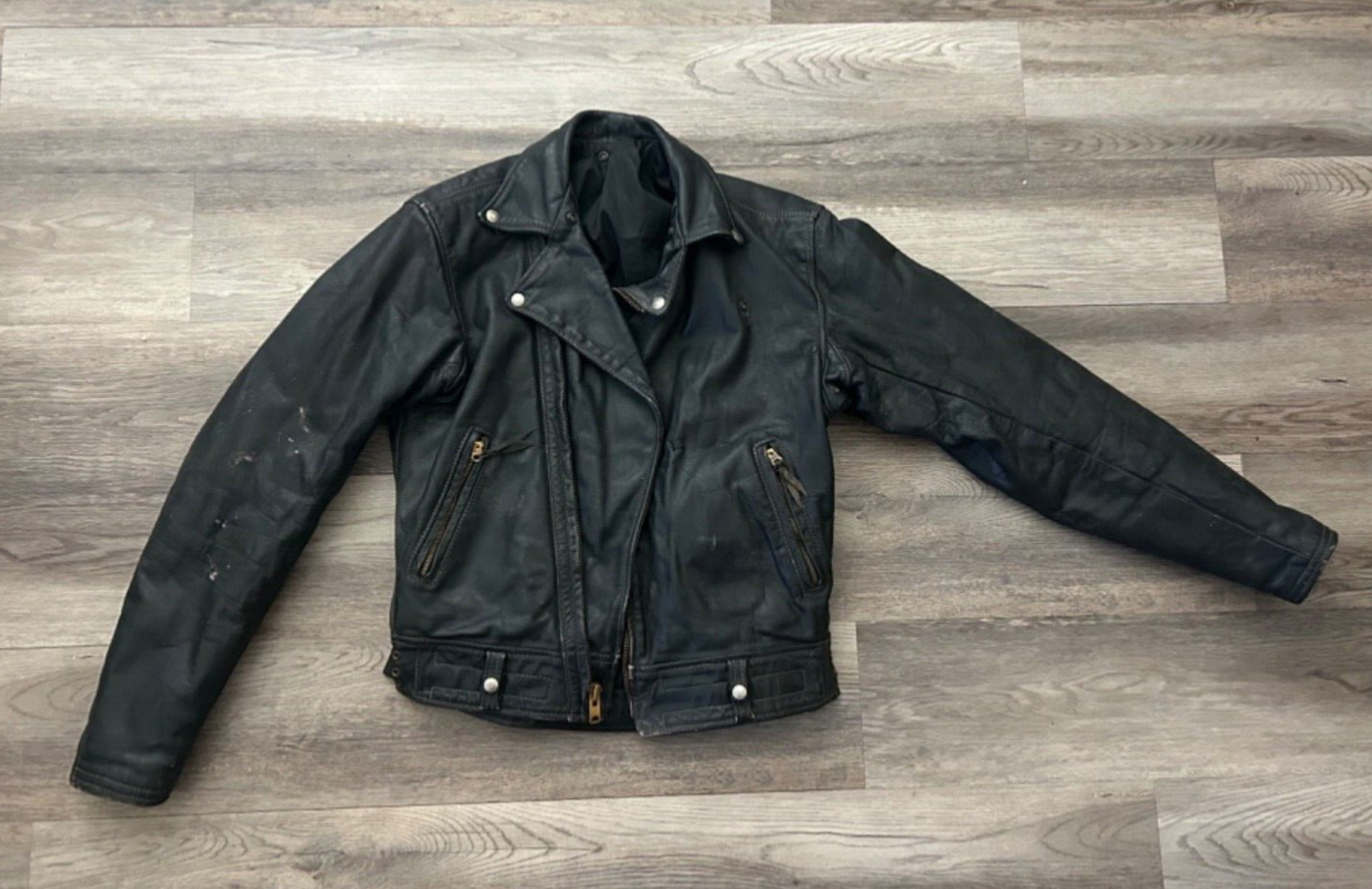 Vintage Langlitz Leathers Portland Motorcycle leather… - Gem