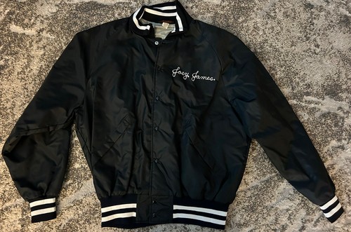 VTG Bomber Jacket The Loop Radio JOEY JAMES FM98 XXL USA PlaJac RARE ...