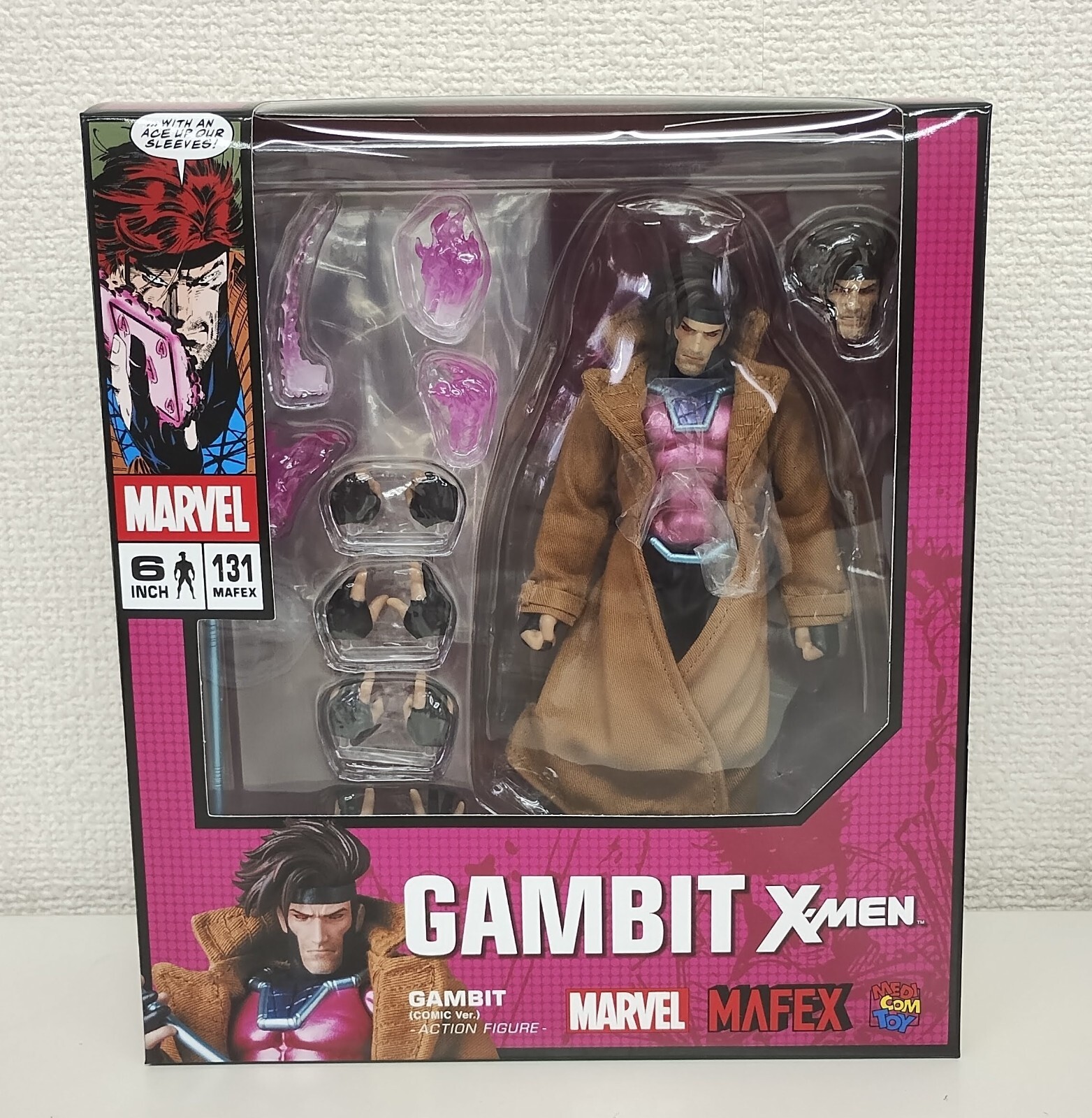 Medicom Toy Mafex No.131 Marvel X-MEN GAMBIT Comic Ver. Action Figure ...