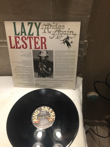 LAZY LESTER: " Rides Again": 1987 LP: KING SNAKE RECORDS KS 007: STERE0 ...