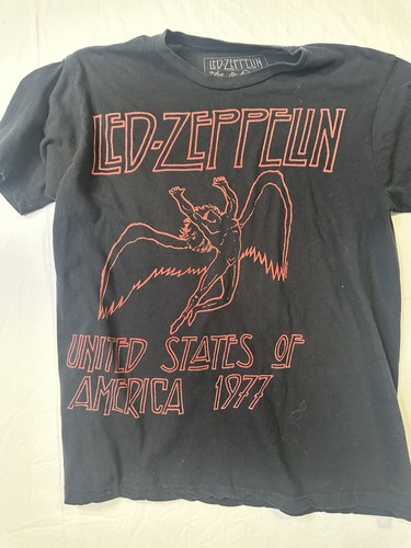 LED ZEPPELIN MENs ORIGINAL AND AUTHENTIC LICENSE LOGO T SHIRT, SIZE M ...