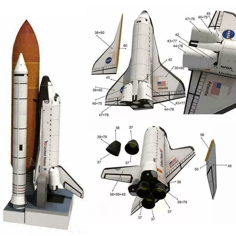 Homemade Space Shuttle Model