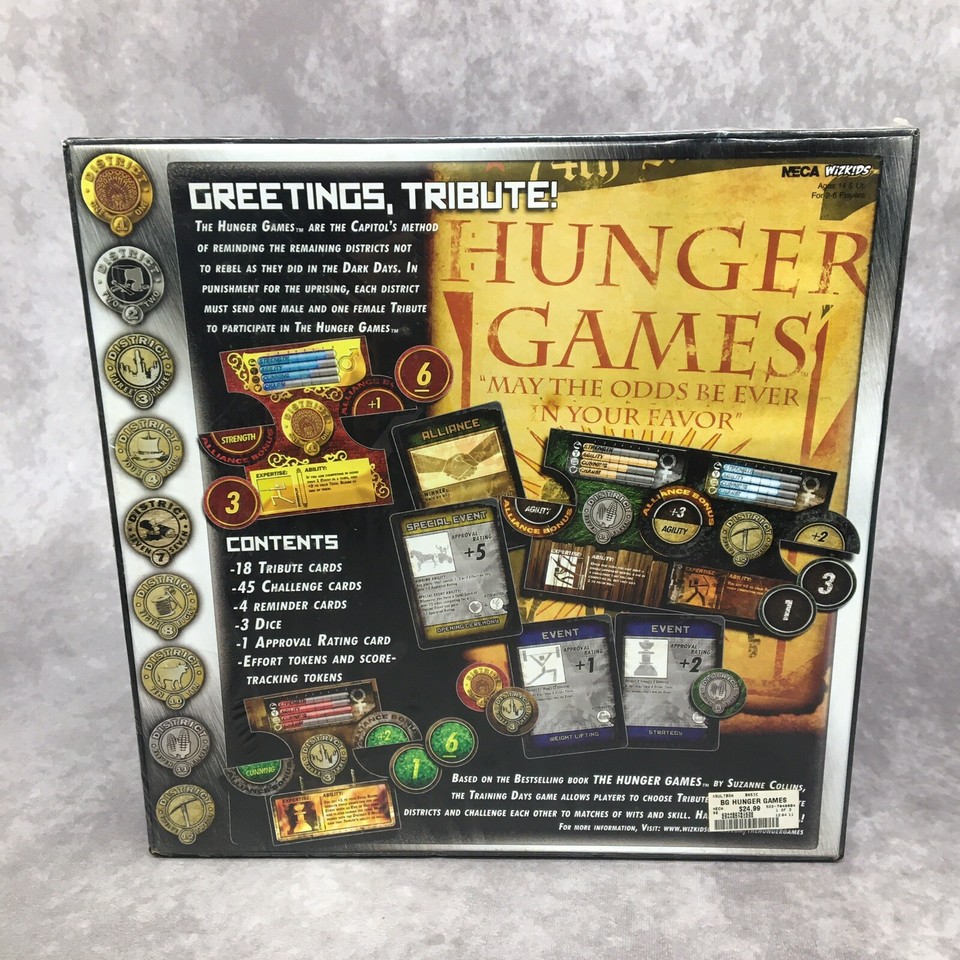 The Hunger Games Training Days Game- Box has a dent & Shrink Wrap has ...