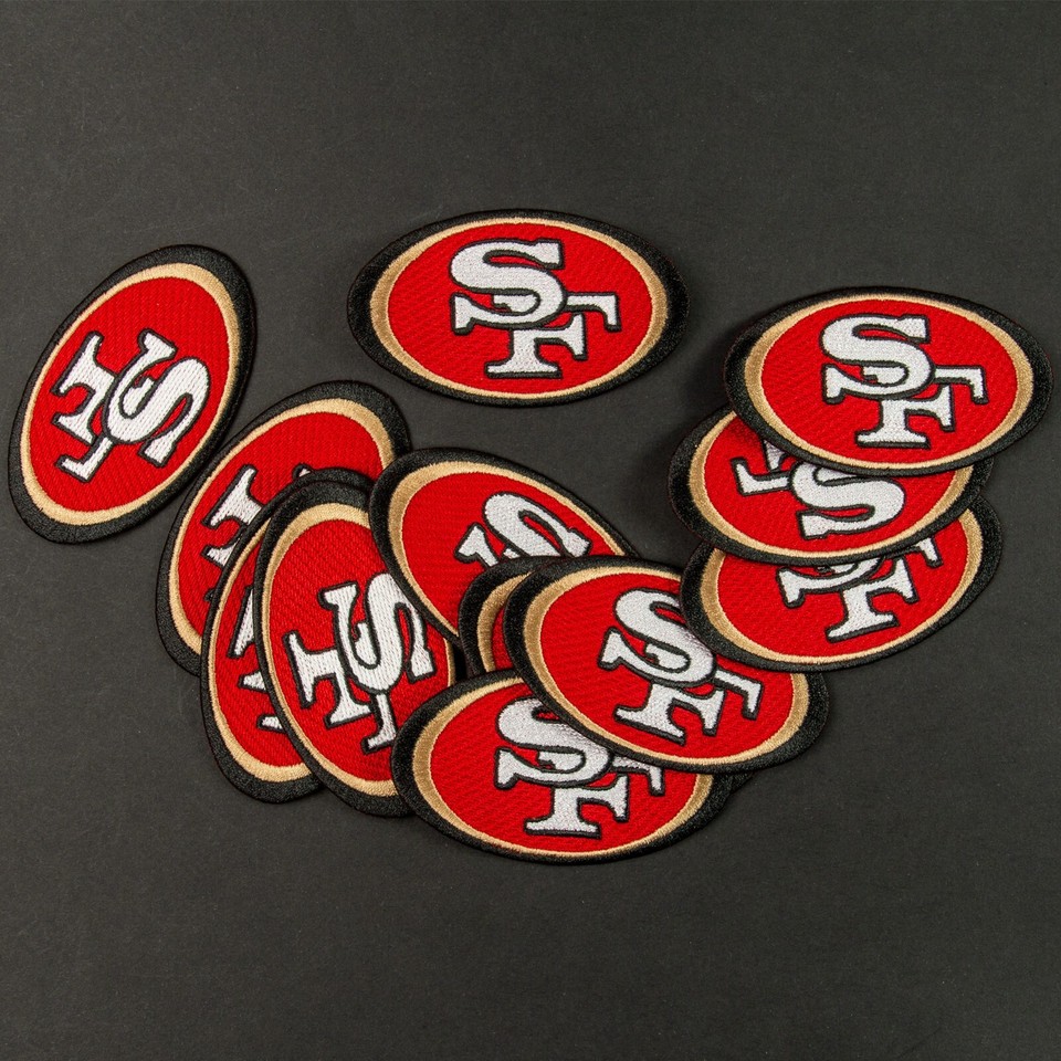 San Francisco 49ers Patch, American Football Team Logo, Embroidered ...