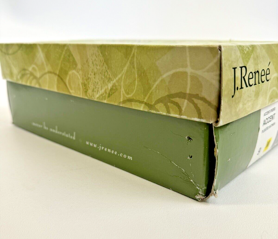 J. Renee Accent Deep Red Pleated Satin Women's Shoes Size 9M New In Box ...