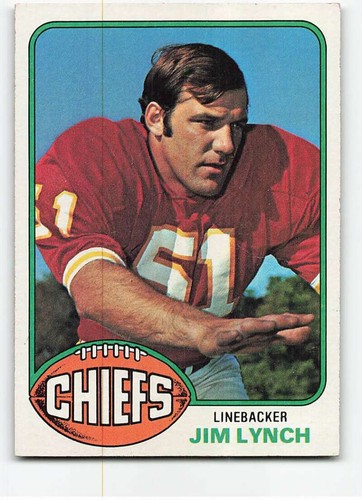 1976 Topps #517 Jim Lynch EX Excellent Chiefs 116192 | eBay