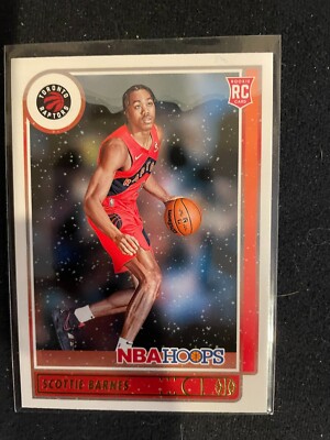 2021-22 NBA Hoops Winter 227 Scottie Barnes Rookie Toronto Raptors ...