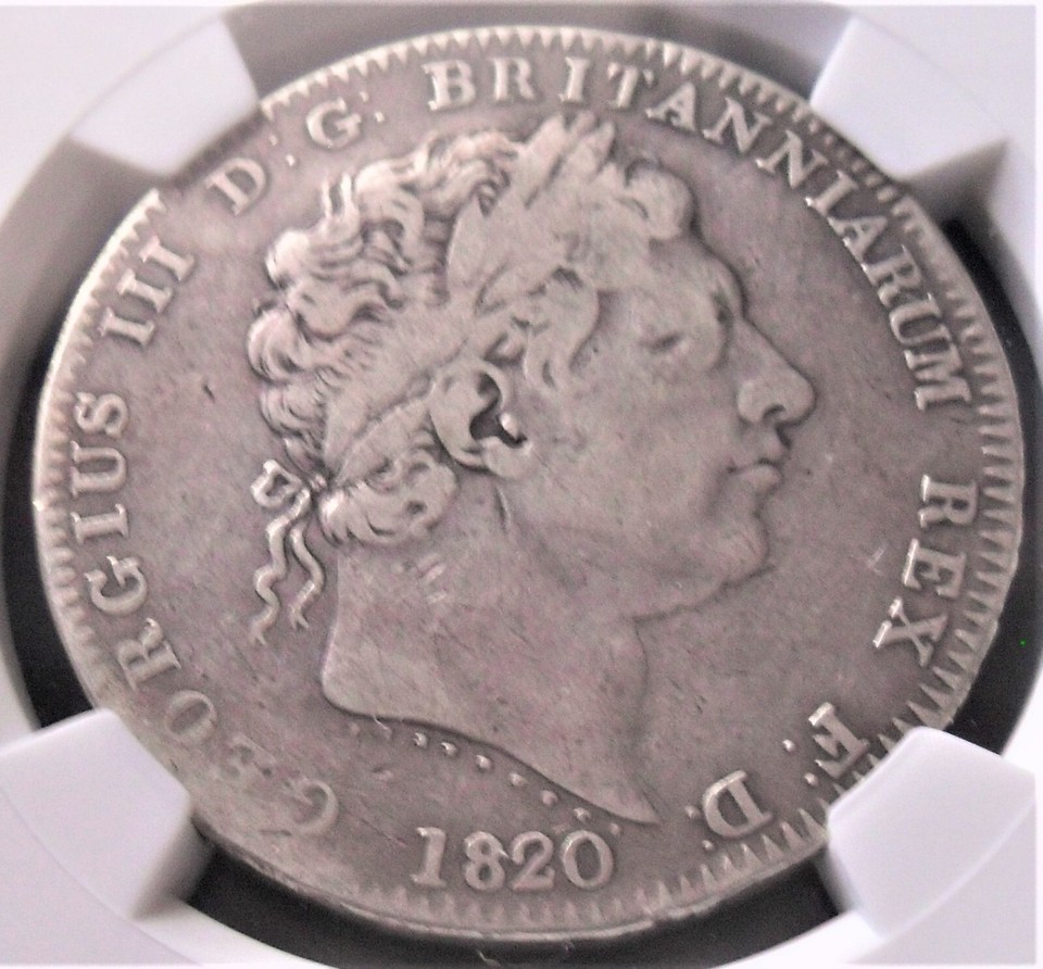 1820 LX Great Britain Crown, NGC VF 20 , nice silver coin # 1386 | eBay