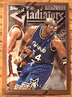 Horace Grant 1996-97 Topps Finest Gladiators Card #27 Magic NBA Free ...