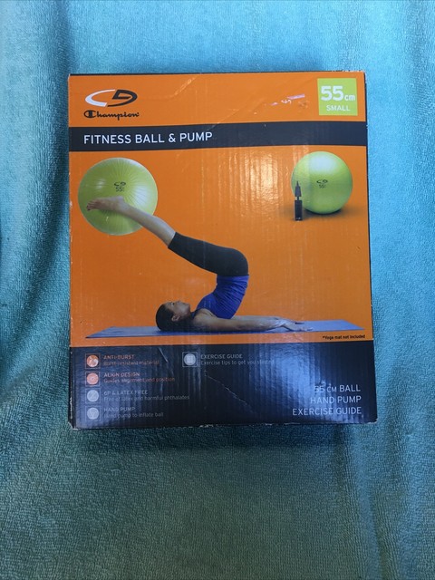 Champion Yoga C9 Small 55cm Fitness Ball & Pump for sale online | eBay