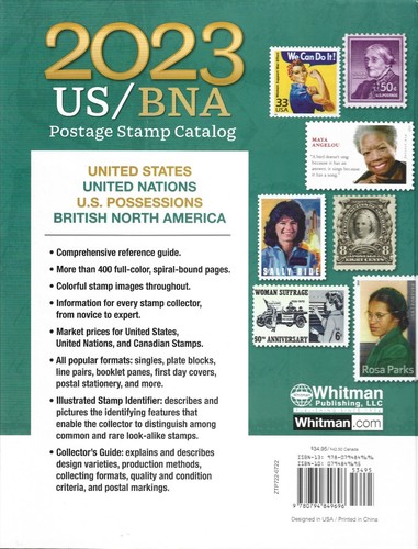 2023 H.E.Harris US/BNA Stamp Catalog includes Canada UN & US ...