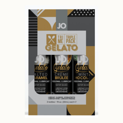 Jo Tri Me Triple Pack Gelato - Flavored Personal Lubricant Lube | eBay