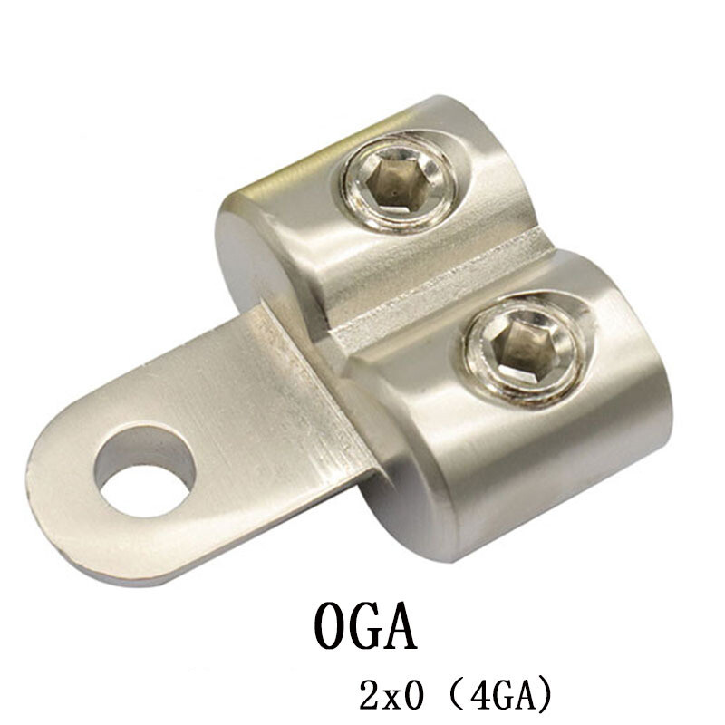 0 Gauge/4 Gauge Ring Lug Terminal Battery Welding Cable Tube Connector ...