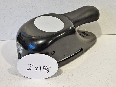 Stampin Up OVAL punch Whale style 2" x 1 3/8" paper craft punch | eBay
