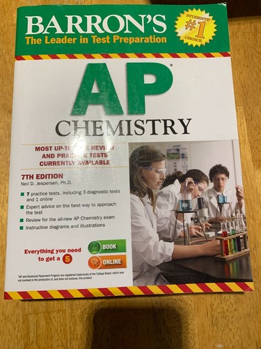 Barron's AP Chemistry 7th edition 9781438002712 | eBay