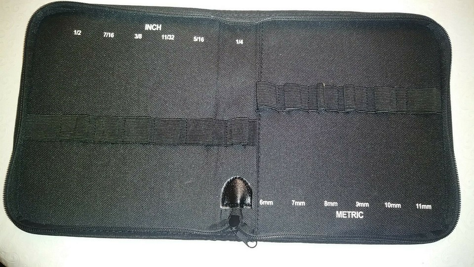 Craftsman USA 12 pcs Nut Driver Set SAE MM Metric NEW w/Zipper Case | eBay