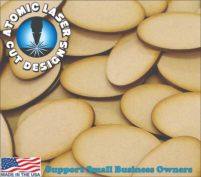 120mm x 180mm Oval Bases x2 MDF Laser Cut - FAST FREE SHIPPING #1 US ...
