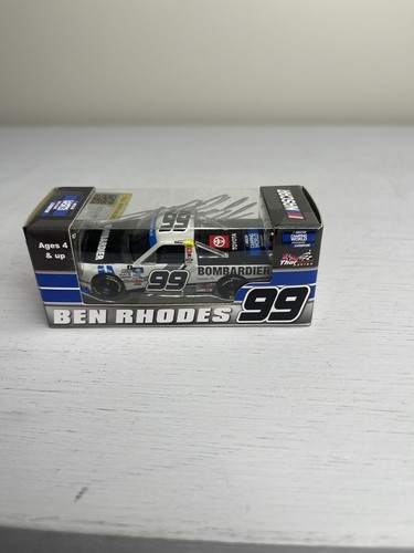 AUTOGRAPHED Ben Rhodes 2021 Bombardier Learjet 75 Truck Champion 1:64 ...