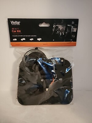 Vivitar Pro/Action Series All-In-1 Car Kit Black NEW Dashboard Set ...