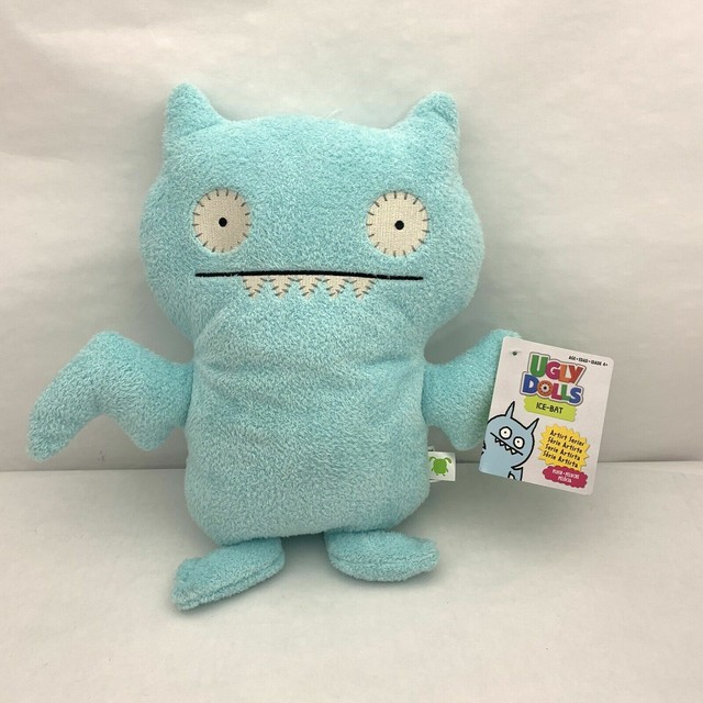 Light Blue Ice Bat 13" Uglydolls Plush Artist Series 2019 Hasbro Cute ...