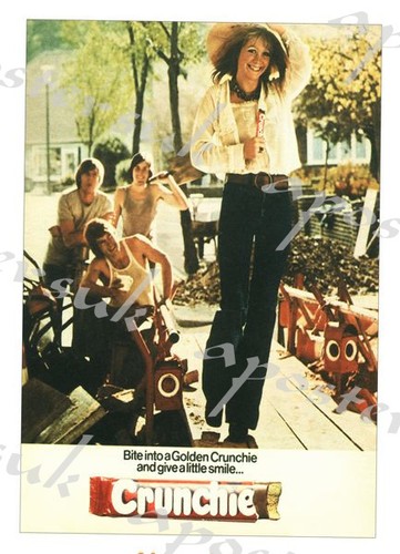 1970's Crunchie Chocolate Bar Advertisement Poster A3/A4 Print | eBay